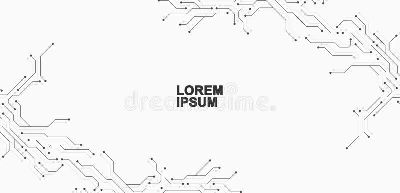 Circuit Board Digital Abstract Background. Motherboard Technology ...