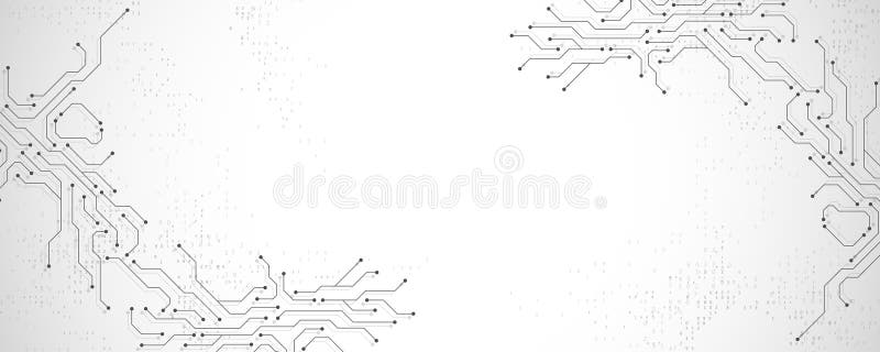 Circuit Board Digital Abstract Background. Motherboard Technology ...