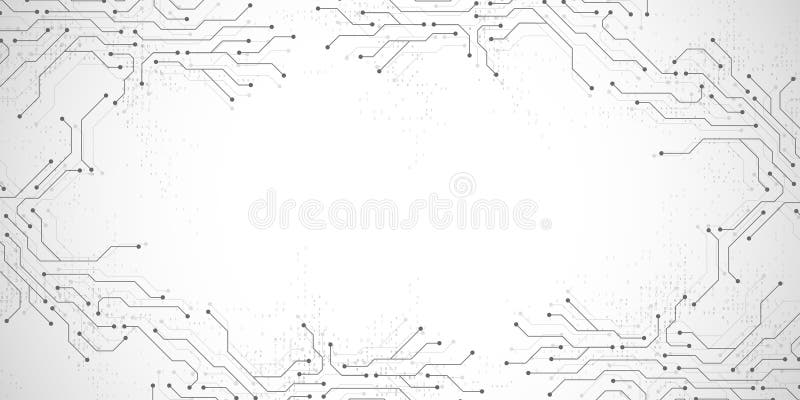 Circuit Board Digital Abstract Background. Motherboard Technology ...