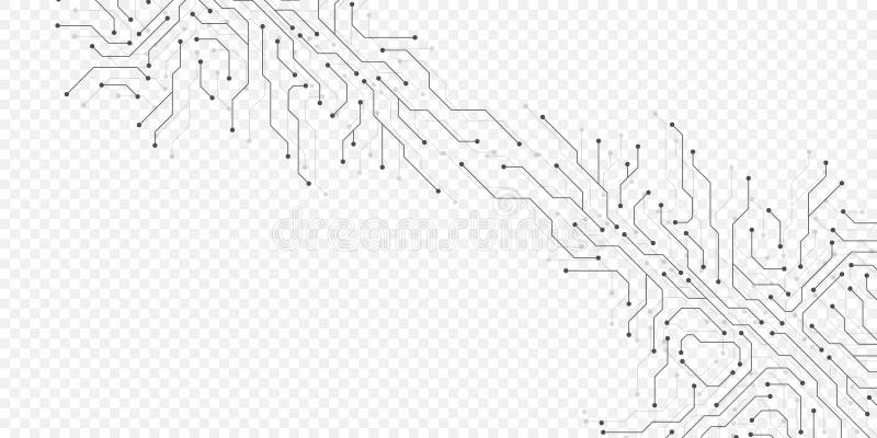 Circuit Board Digital Abstract Background. Motherboard Technology ...