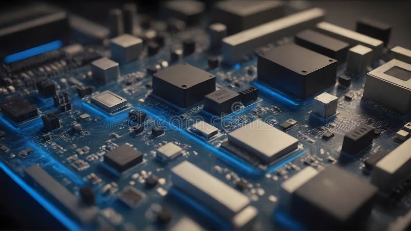 Circuit Board. Electronic Computer Hardware Technology Generative AI ...