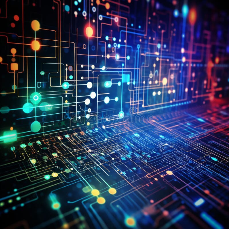 Circuit Board. Electronic Computer Hardware Technology Stock ...