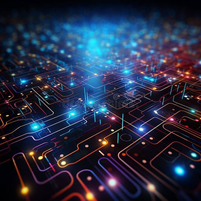 Circuit Board. Electronic Computer Hardware Technology Stock ...