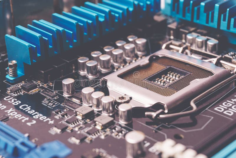 Circuit Board. Electronic Computer Hardware Technology Stock Image ...