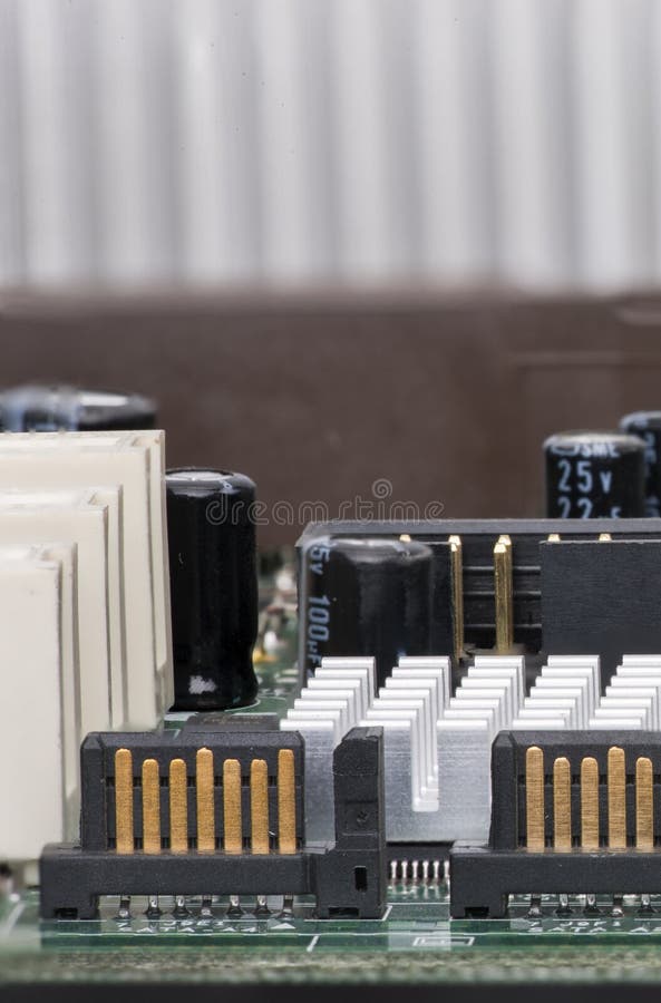 Circuit Board. Electronic Computer Hardware Technology. Motherboard ...