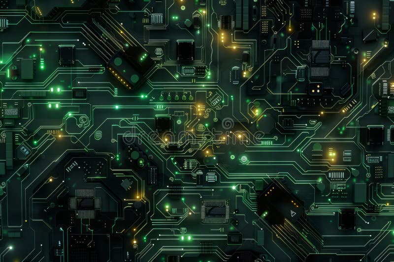 4,601 Computer Motherboard Closeup Ai Generated Stock Photos - Free ...