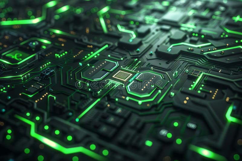 185 Circuit Board Electronic Computer Hardware Technology Motherboard Digital Chip Neural ...