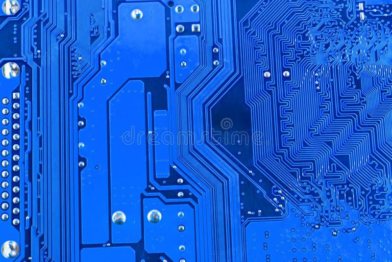Circuit Board. Electronic Computer Hardware Technology. Motherboard ...