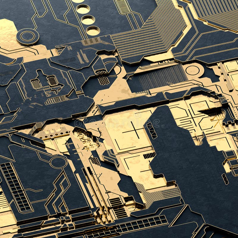 Black Gold Circuit Stock Illustrations – 2,181 Black Gold Circuit Stock ...