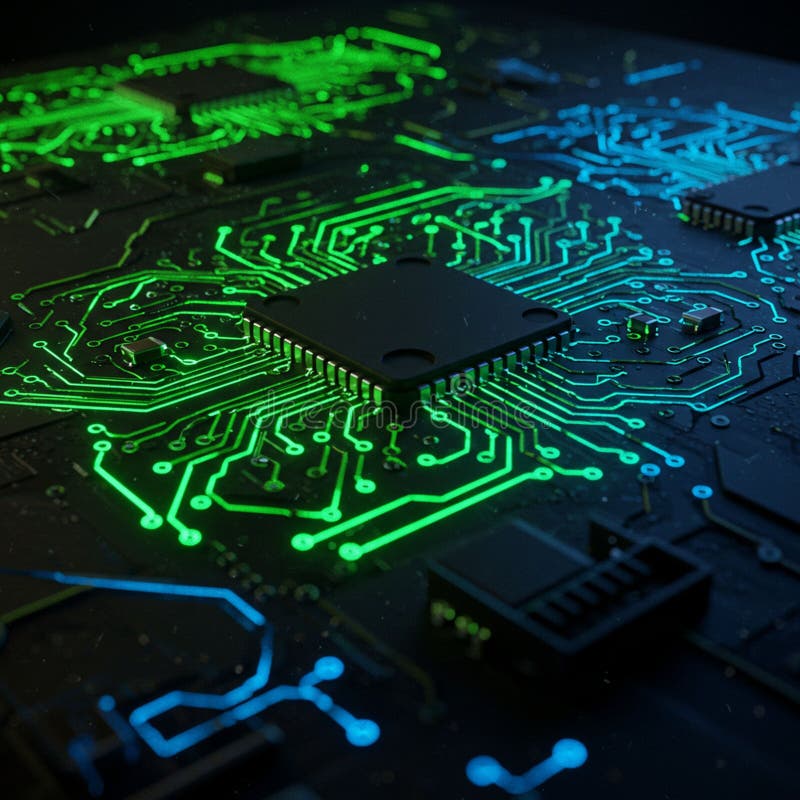 Central Processing Units Stock Illustrations – 227 Central Processing ...