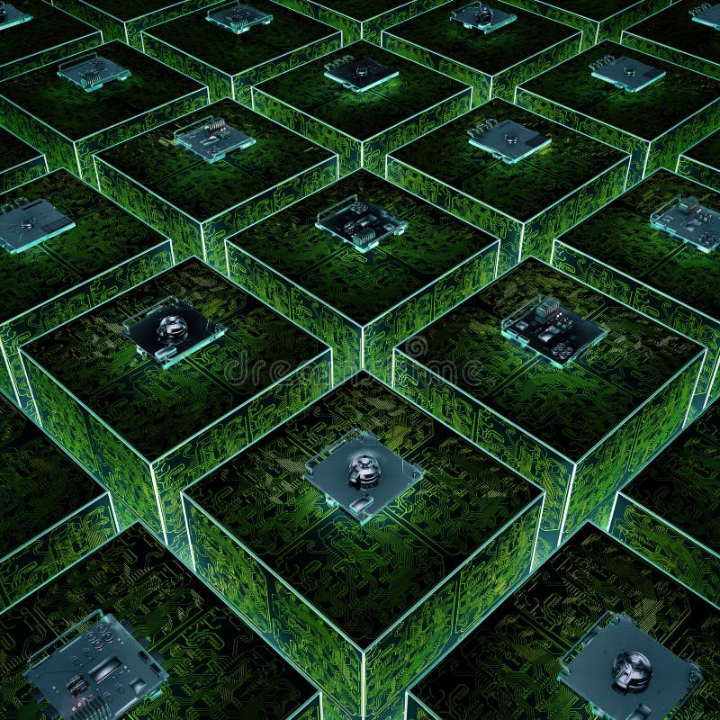 Circuit board grid stock illustration. Illustration of digital - 76010187