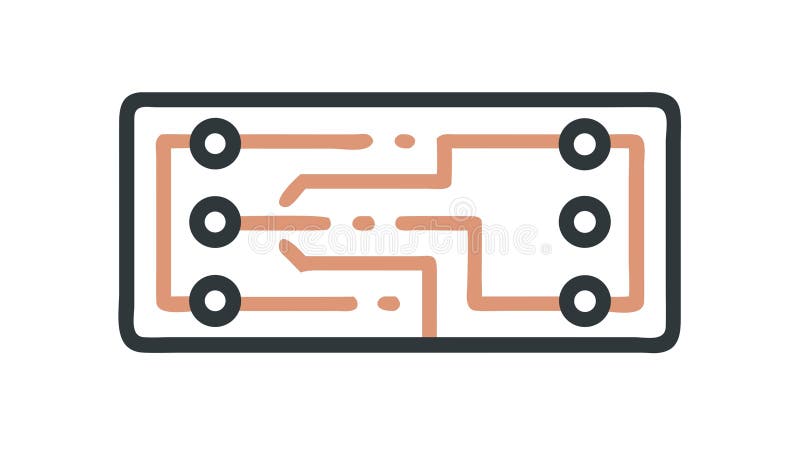 Circuit Board Icon, Electronics Technology Symbol, Vector Design ...