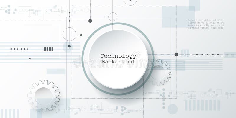 Circuit Board, Illustration High Tech Computer, Engineering, Science ...