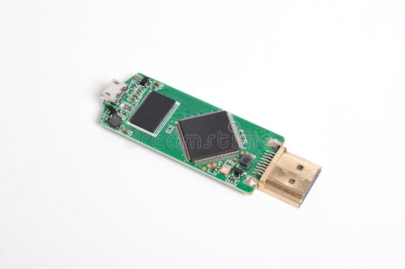 Circuit Board Inside USB Flash Drive Stock Image - Image of technology ...