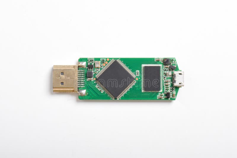 Circuit Board Inside USB Flash Drive Stock Photo - Image of hardware ...