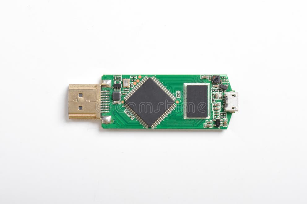 Circuit Board Inside USB Flash Drive Stock Photo - Image of hardware ...