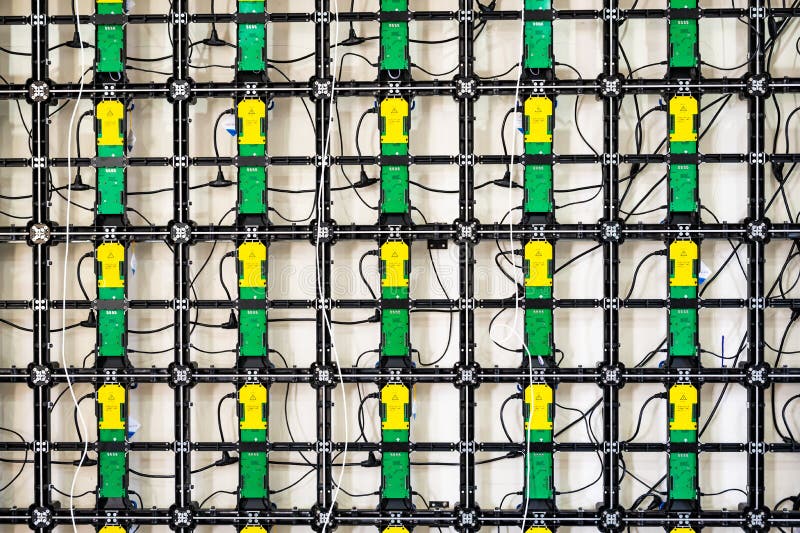 Circuit board of LCD panel stock photo. Image of computer - 180534018