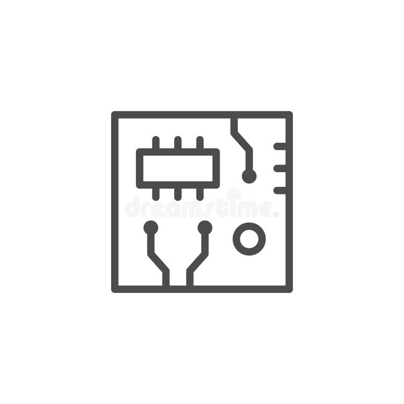 Outline Microcircuit Stock Illustrations – 5,914 Outline Microcircuit ...