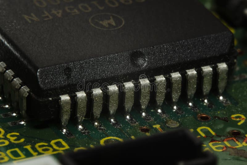 Circuit Board - Macro Photography Stock Photo - Image of integrated ...