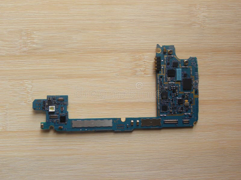 Circuit Board of Mobile Phone Stock Image - Image of isolated, cell ...