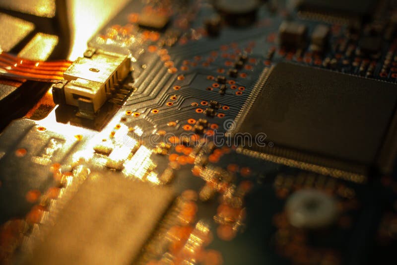 Circuit Board.Motherboard Digital Chip. Electronic Computer Hardware ...