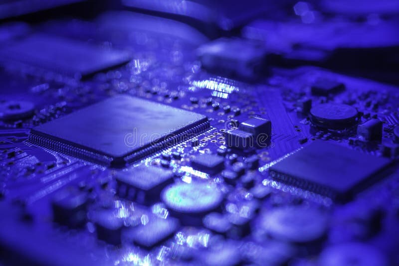 Circuit Board.Motherboard Digital Chip. Electronic Computer Hardware ...