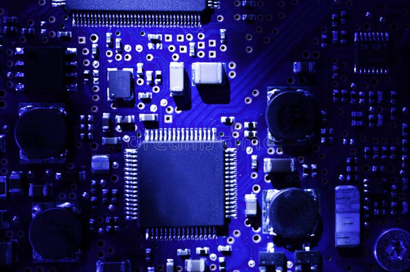 Circuit Board.Motherboard Digital Chip. Electronic Computer Hardware ...