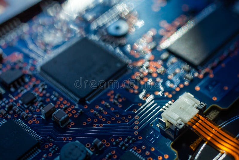 Circuit Board.Motherboard Digital Chip. Electronic Computer Hardware ...