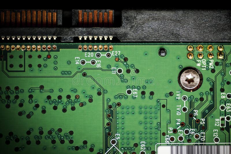 Circuit Board.Motherboard Digital Chip. Electronic Computer Hardware ...