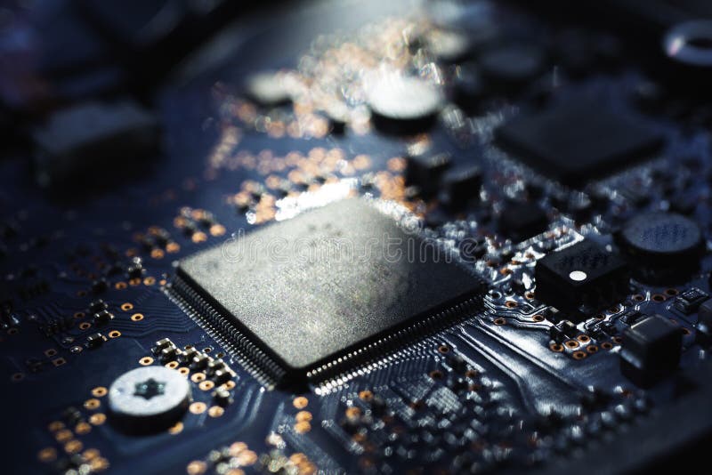 Circuit Board.Motherboard Digital Chip. Electronic Computer Hardware ...