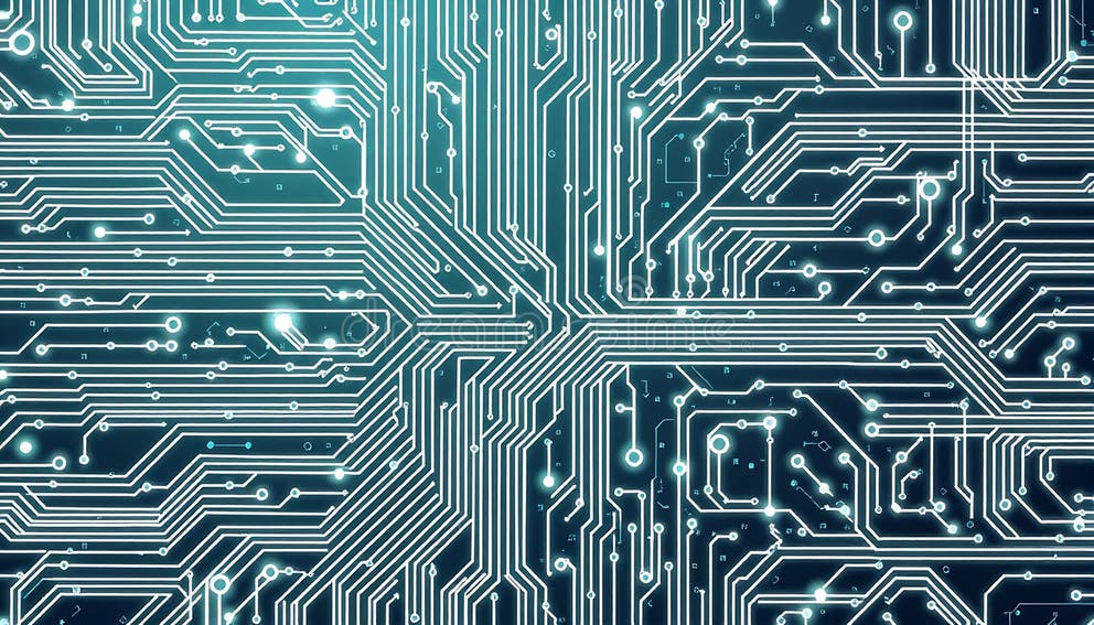 Circuit Board Pattern Abstract, Technology Design, Electronic Texture ...