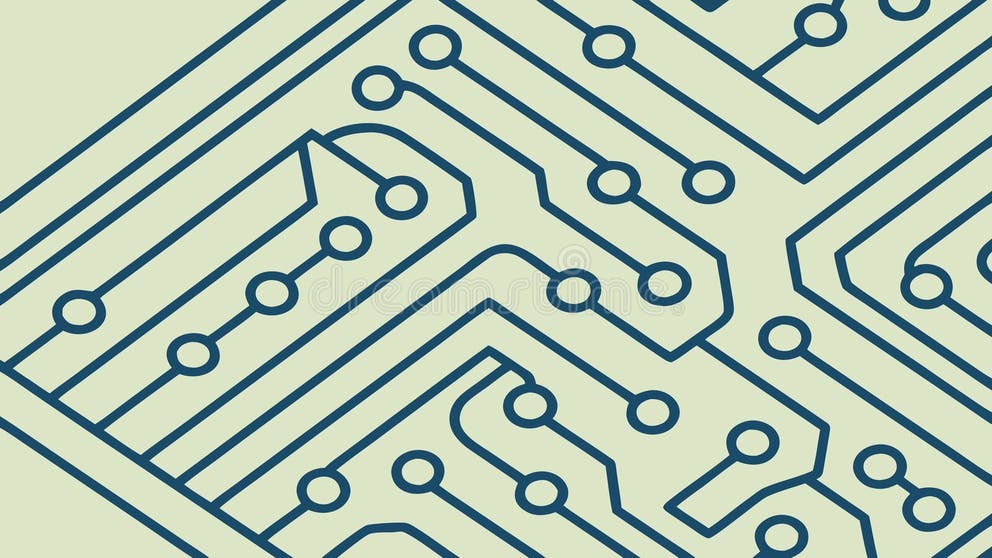 Circuit Board Pattern, Electronics and Technology, Vector Design ...
