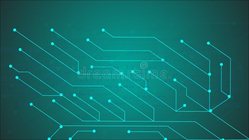 Circuit Board Pattern Internet Connection Technology Illustration ...
