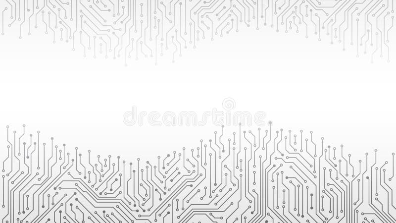 Circuit Board. Pc Motherboard Circuitlines Texture, Computer Microchip ...