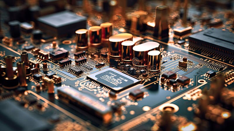 Circuit Board Product Image Stock Illustration - Illustration of ...