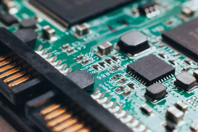 Circuit Board Repair. Electronic Hardware Modern Technology Stock Image ...