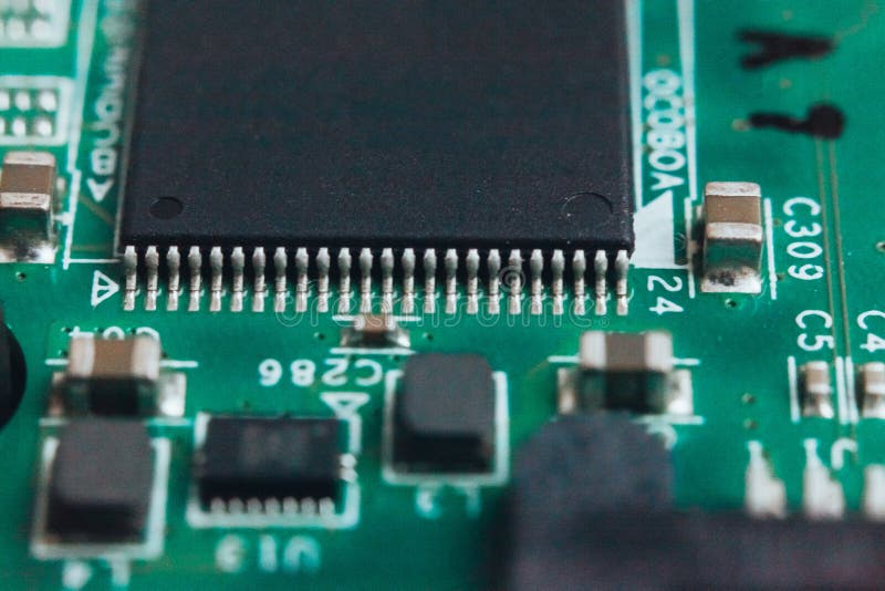 Circuit Board Repair. Electronic Hardware Modern Technology Stock Image ...