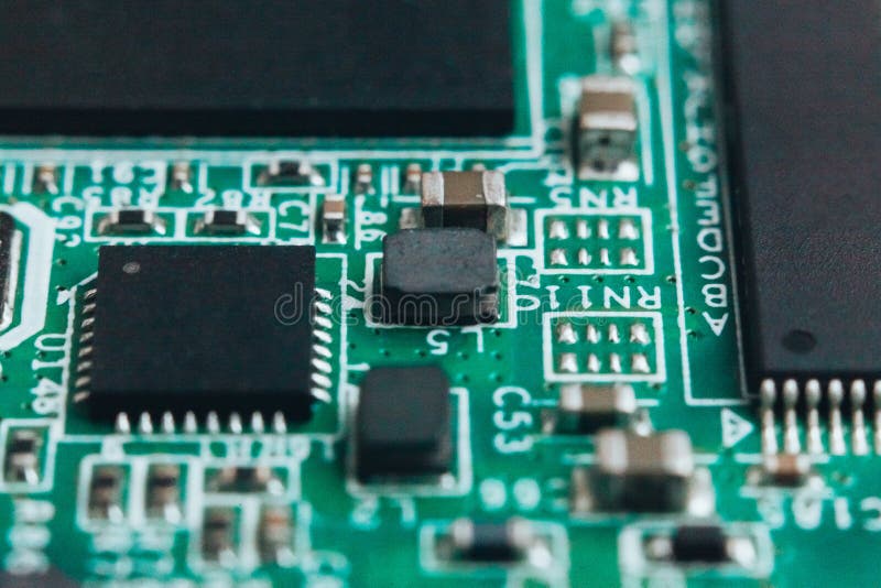 Circuit Board Repair. Electronic Hardware Modern Technology Stock Image ...