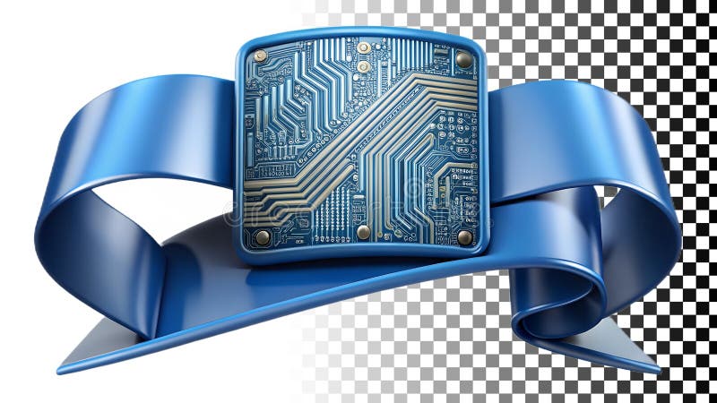 Circuit Board Ribbon, Tech and Electronics, Modern Technology Banner ...
