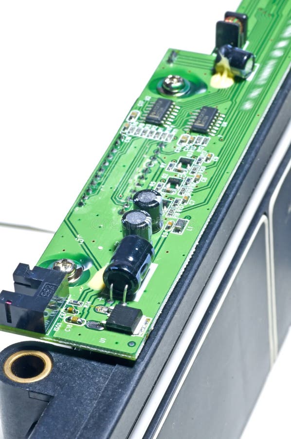 Circuit board of a scanner stock photo. Image of electronic - 29014002