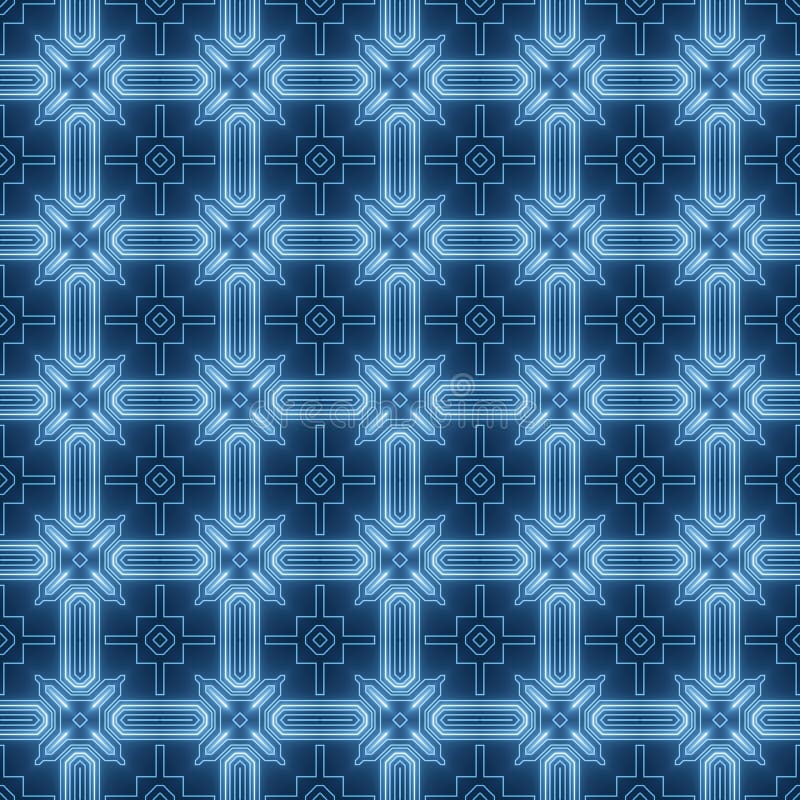 Circuit Board Seamless Pattern, Digital Background. Creative Futuristic ...