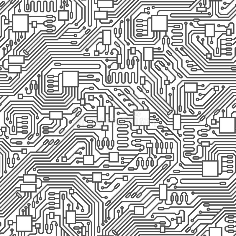Repeating Circuit Pattern Stock Illustrations – 5,516 Repeating Circuit ...