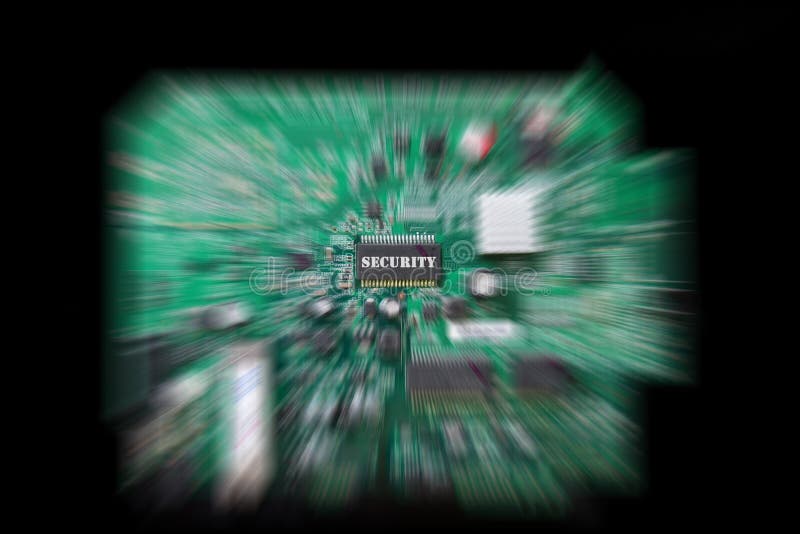 Security chip stock image. Image of industry, backup, level - 6788287