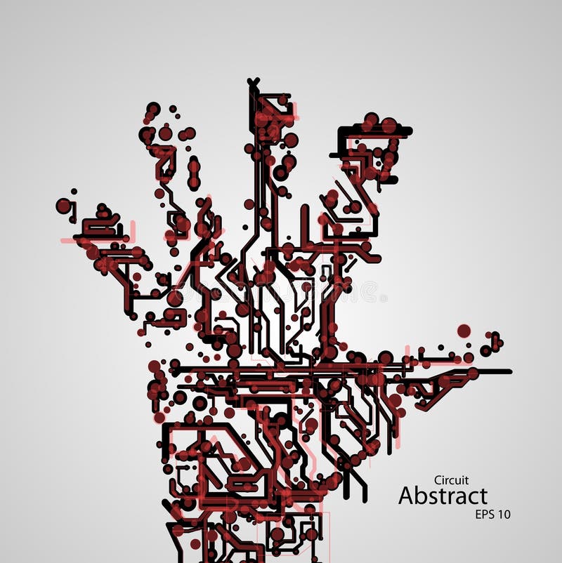 Abstract Electric Circuit Hand Stock Illustrations – 155 Abstract ...
