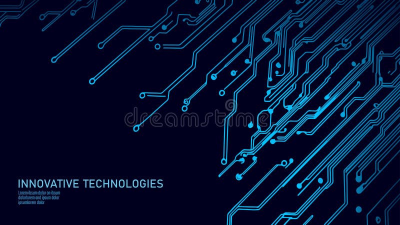 Circuit Board Technology Background. Blue Lines Connect Data Points ... Circuit Board Technology Background. Blue Lines Connect Data Points ...
