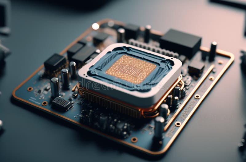 Circuit Board. Technology Background. Central Computer Processors CPU ...