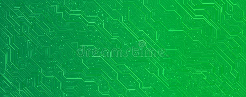 Circuit Board, Technology Background, Panorama Electrical Conductivity ...