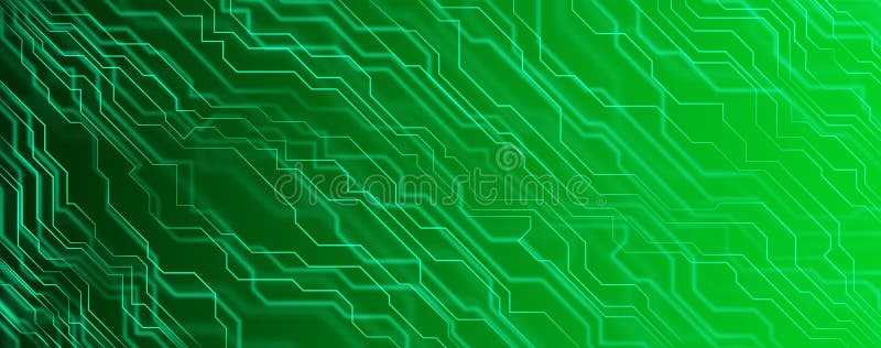 Circuit Board, Technology Background, Panorama Electrical Conductivity ...
