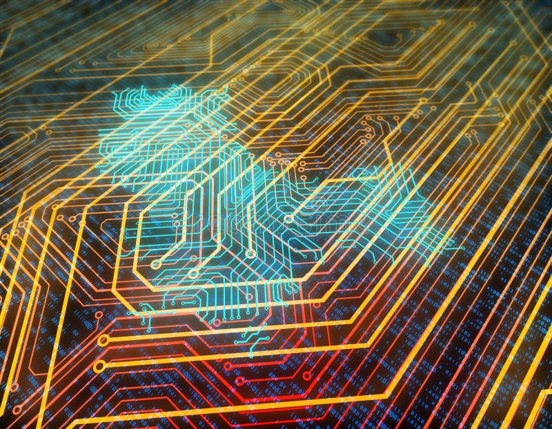 Circuit Board Technology, China Map, Electronic Data Transmission and ...