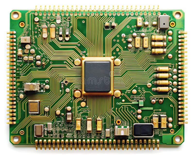 Board Technology Microchip Components Stock Illustrations – 15,699 ...